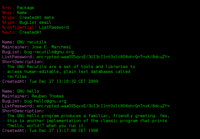 GNU Recutils - GNU Project - Free Software Foundation